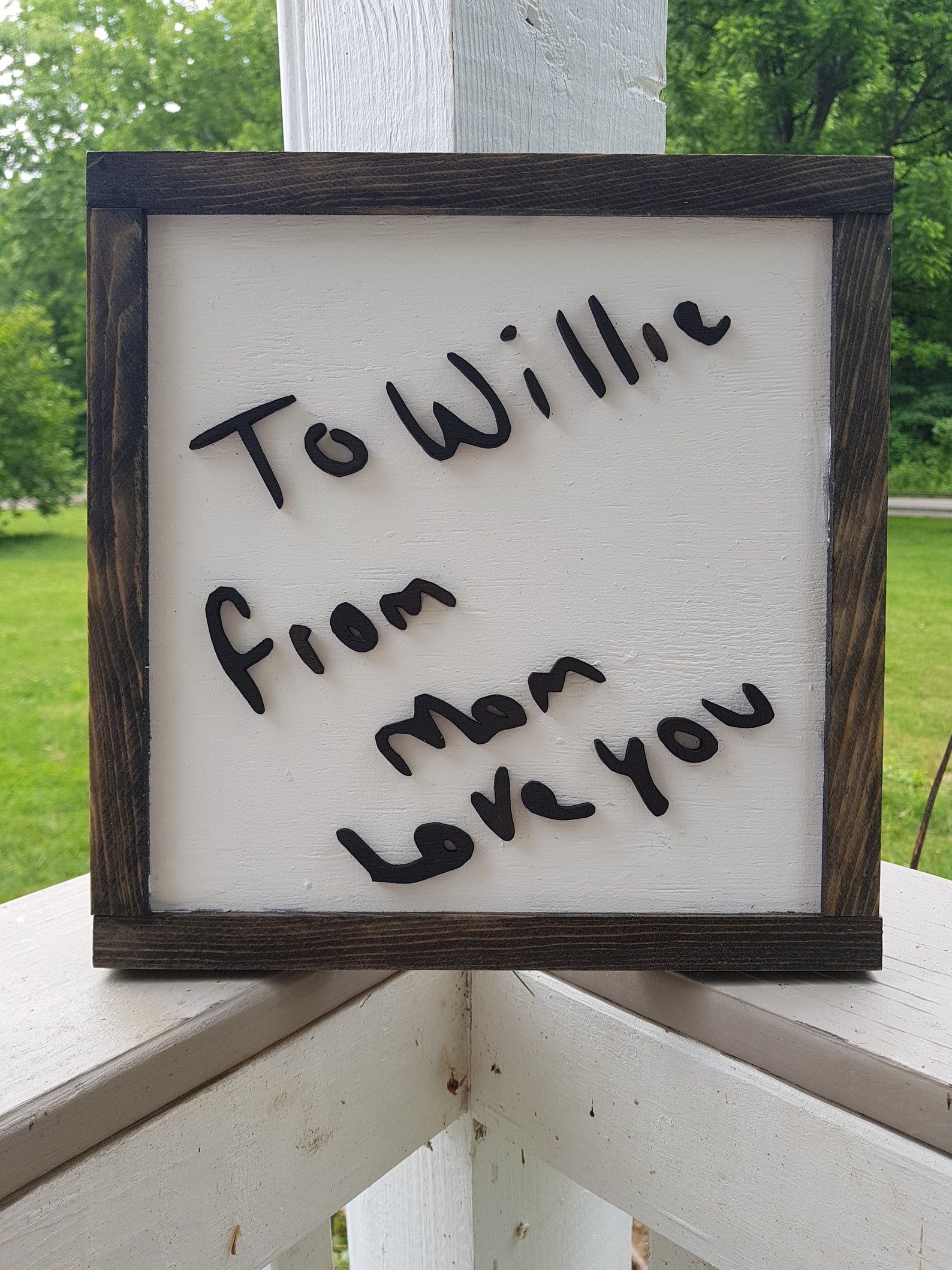 Personal Note, Memorial, Custom Handwriting, Signature, Loved Ones ...