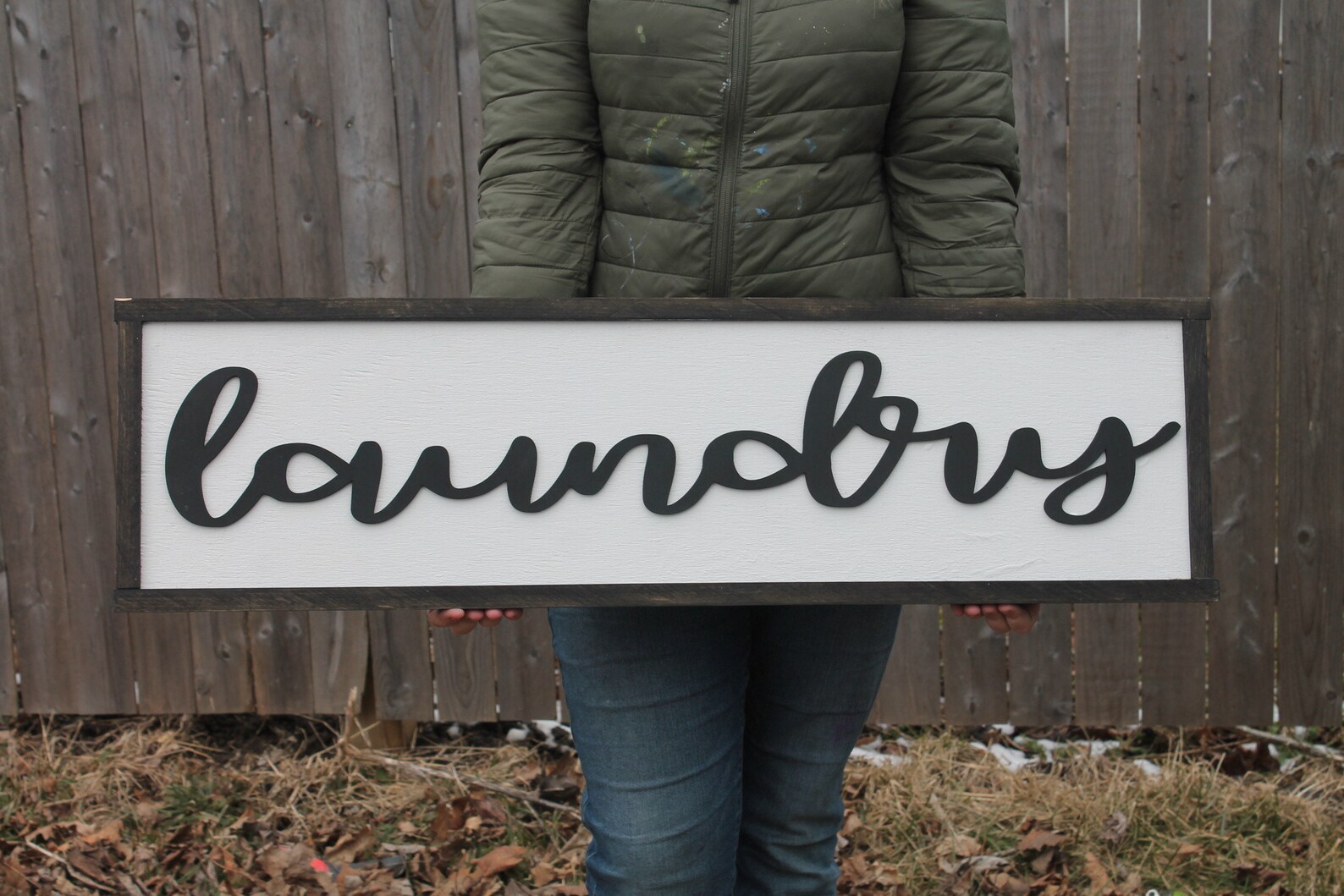 Wood Sign for Laundry Room Large Handmade Free Shipping - Etsy
