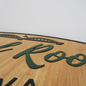 Custom Oval Business Sign Commercial Signage Over Sized Logo ...