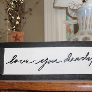 Custom handwriting gift sign decor wooden my handwriting from | Etsy