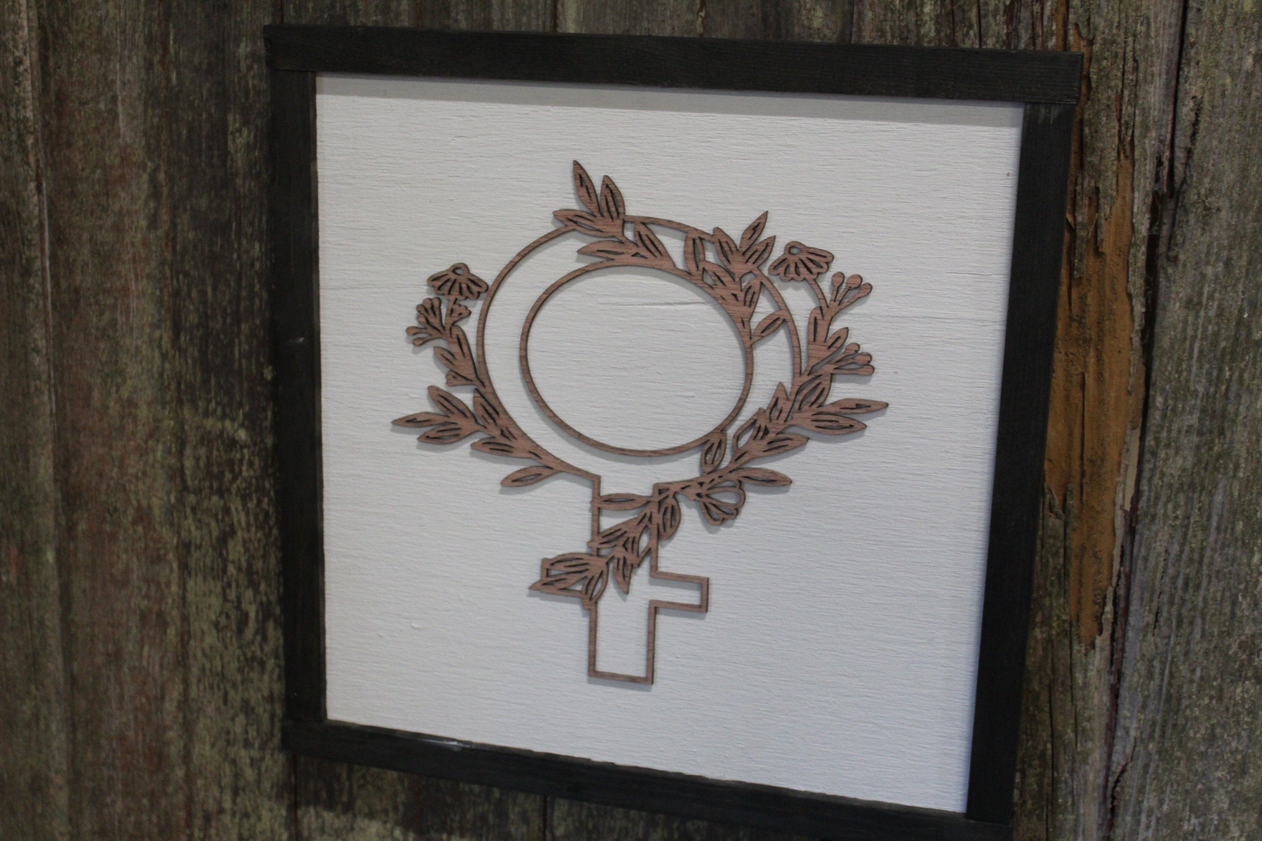 Women Sign Feminist Sign Lady Feminine Wood Sign 3D Raised | Etsy