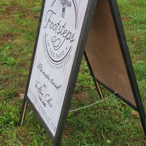 Sidewalk Sign A Frame Folding Sign Affordable Business Sign Your Logo ...