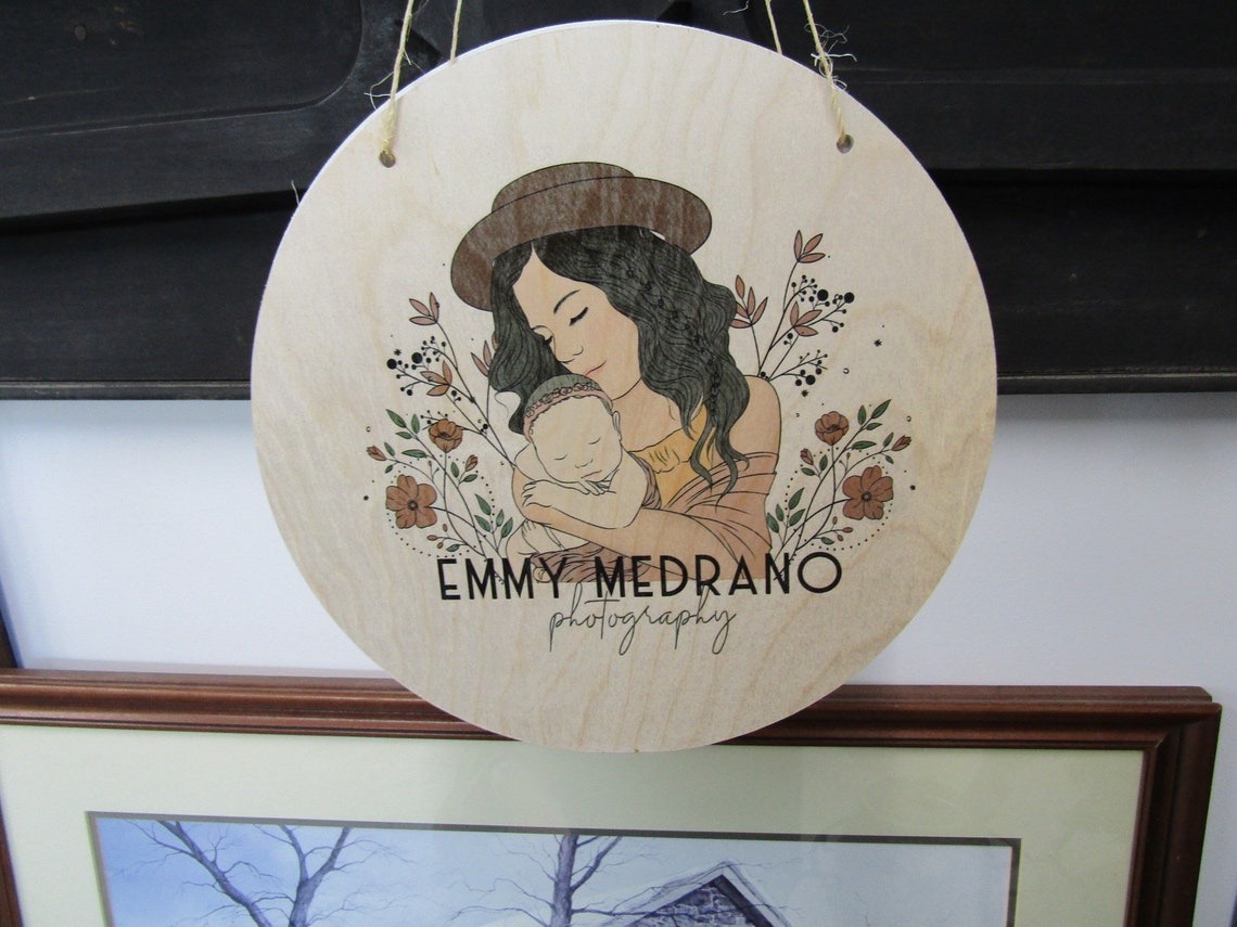 Custom Wooden Sign Photography Printed Logo Image Commerical - Etsy