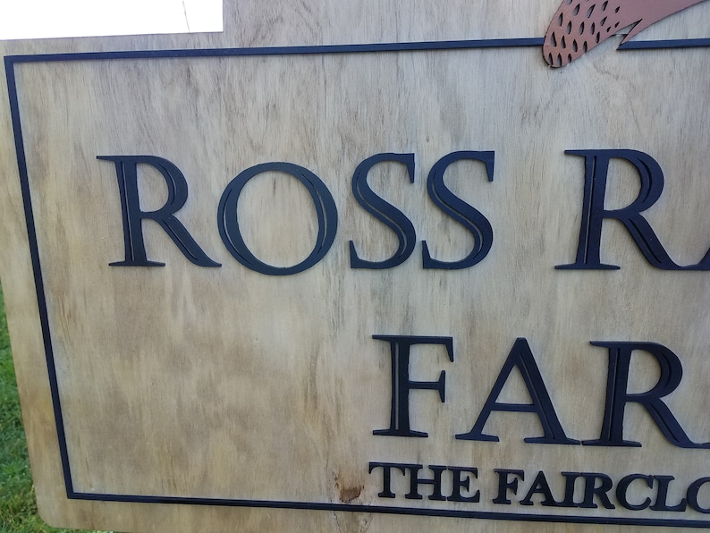 Farm Sign Woodland Duck Bird Poultry Hobby Farm Large - Etsy