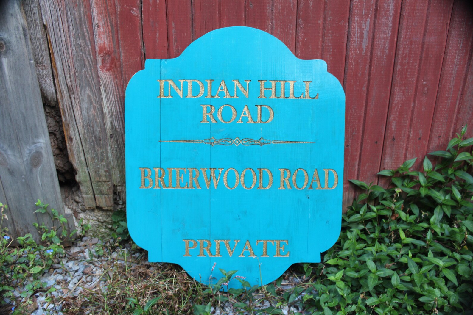 Large Private Drive Sign Engraved Solid Wood Custom Commercial Business ...