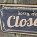 Open Closed Double Sided Close Advertising Small Business - Etsy