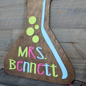 Custom Beaker Science Teacher Chemistry Experiment Personalize Sign ...