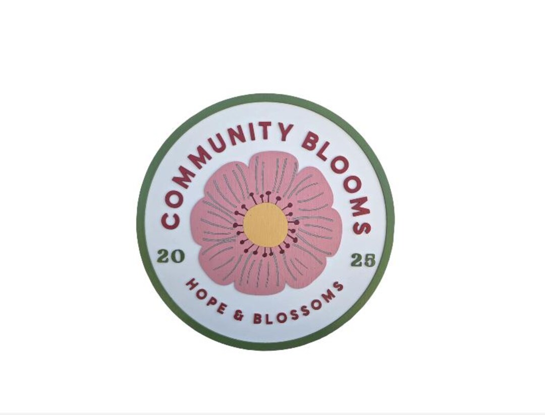 Custom Flower Shop Sign – Personalized Wood Logo Sign With Raised Text ...