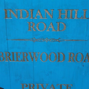 Large Private Drive Sign Engraved Solid Wood Custom Commercial Business ...