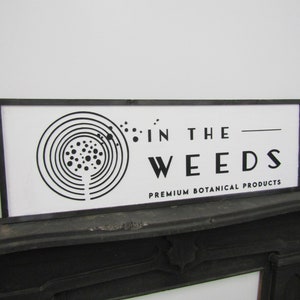 Custom Commerical Signage Premium Botanical Products Plant Minimalist ...