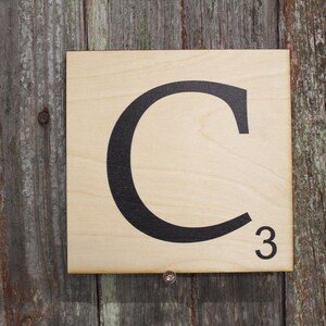 Scrabble Letter Title Text Cutout DIY Wood Wall Decor Collage - Etsy