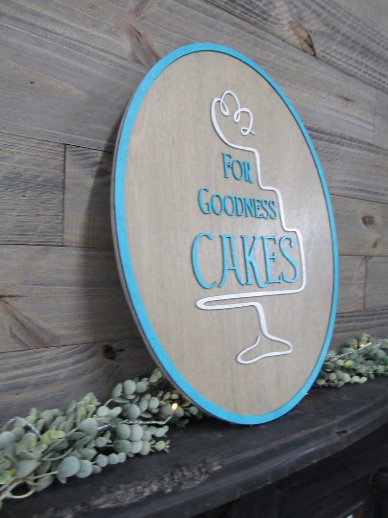 Custom Commerical Signage Bakery Baker Cake Sign Raised Text - Etsy