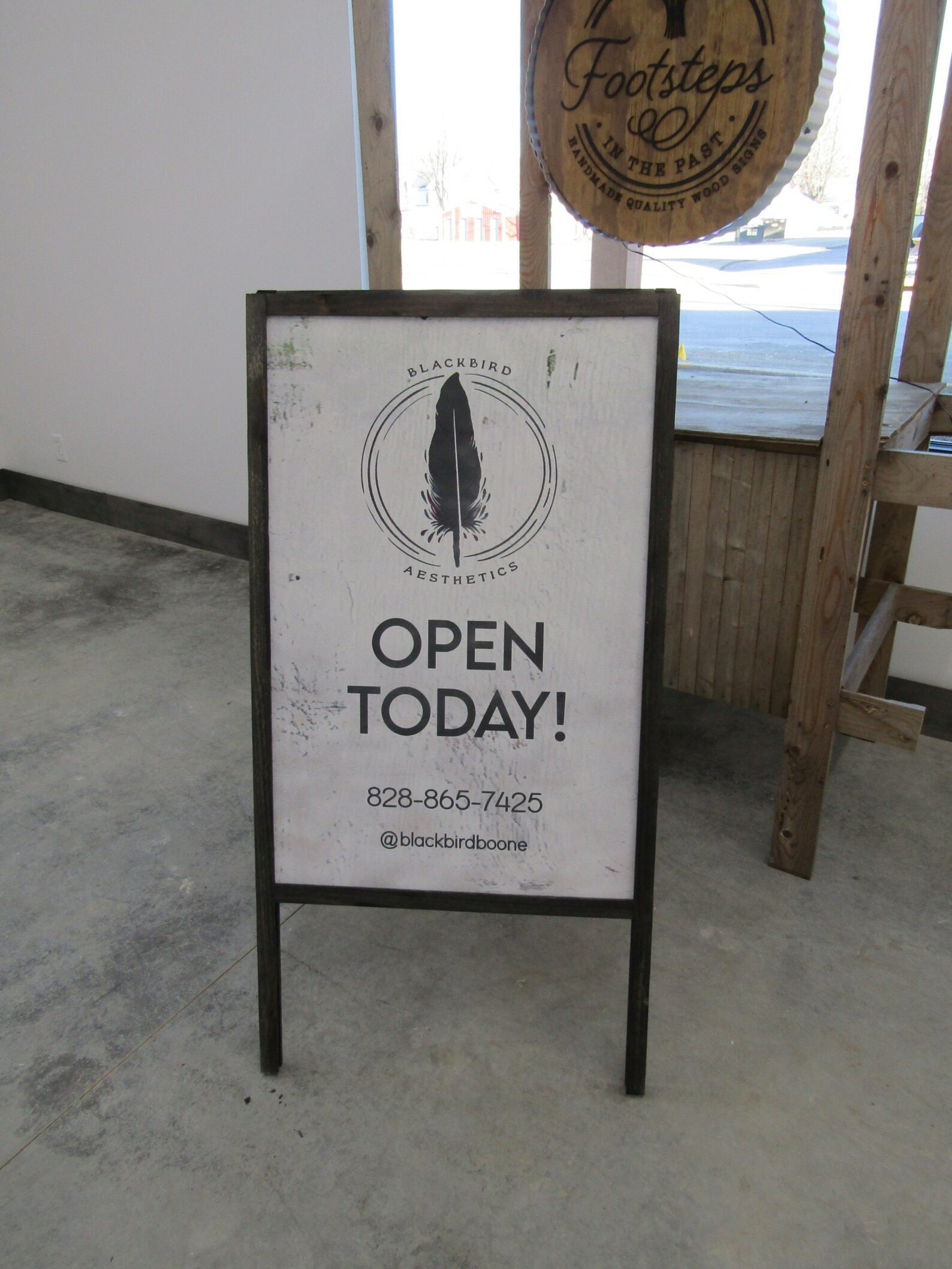 Sidewalk Sign A Frame Folding Sign Affordable Business Sign Your Logo ...