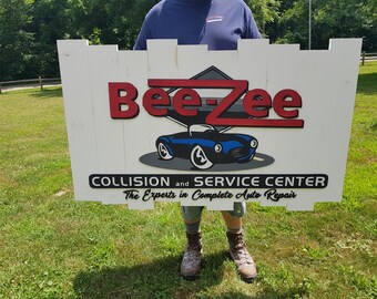 Auto Body Sign - Etsy