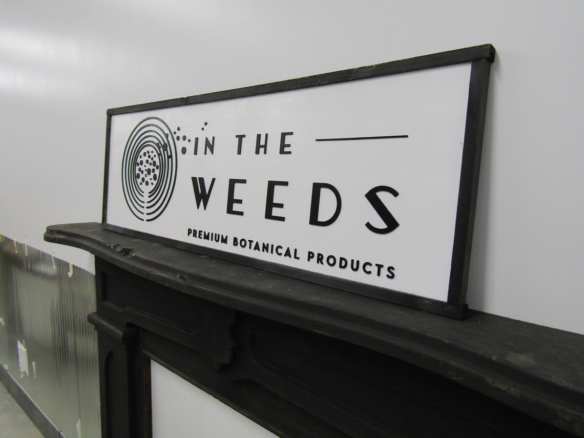 Custom Commerical Signage Premium Botanical Products Plant | Etsy