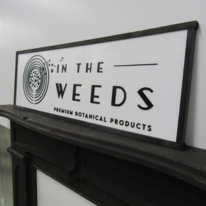 Custom Commerical Signage Premium Botanical Products Plant Minimalist ...