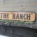 Oversized Large Custom Ranch Rustic Wooden Sign the Ranch Raised ...