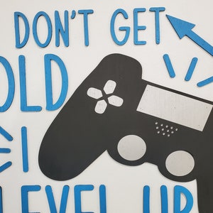Gamer Gift, Video Game, Level Up, Birthday, Gift, Large Circle, Plaque ...