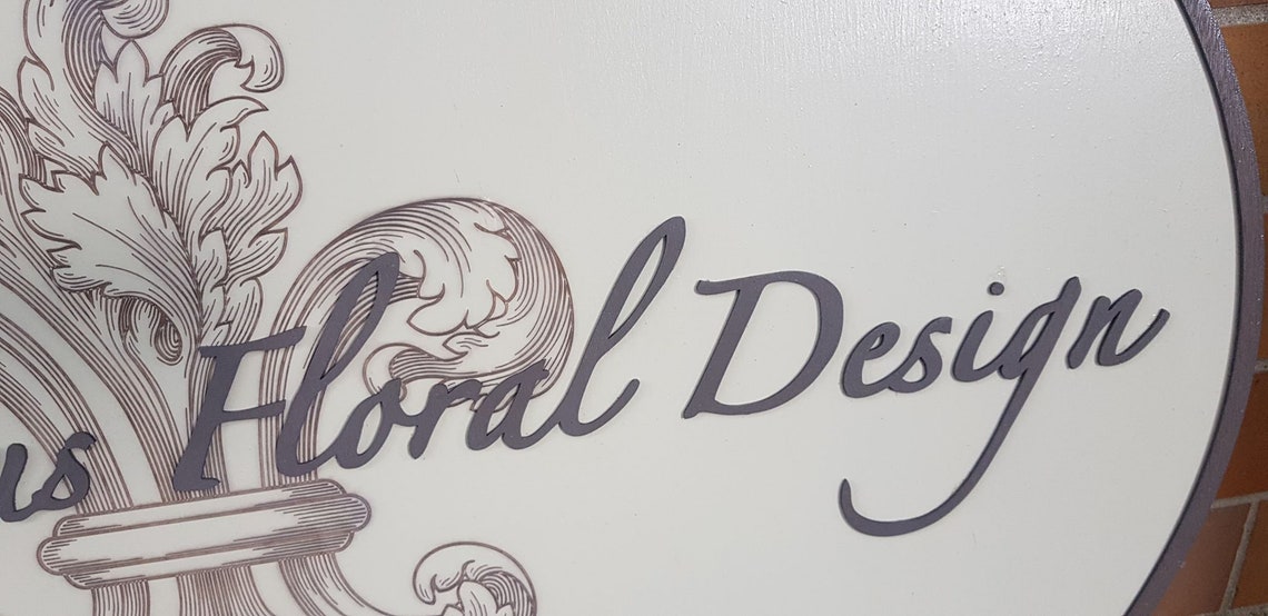 Large Custom Wood Sign Engraved and Raised Text We Use Your | Etsy