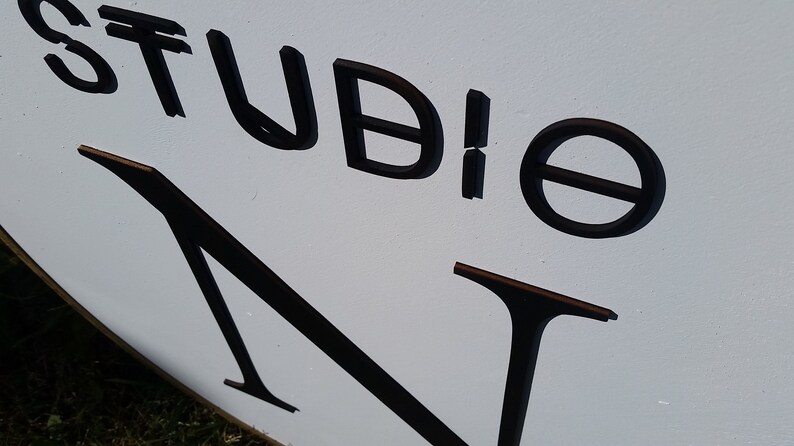 Custom Round Business Sign Commerical Signage Made to Order | Etsy