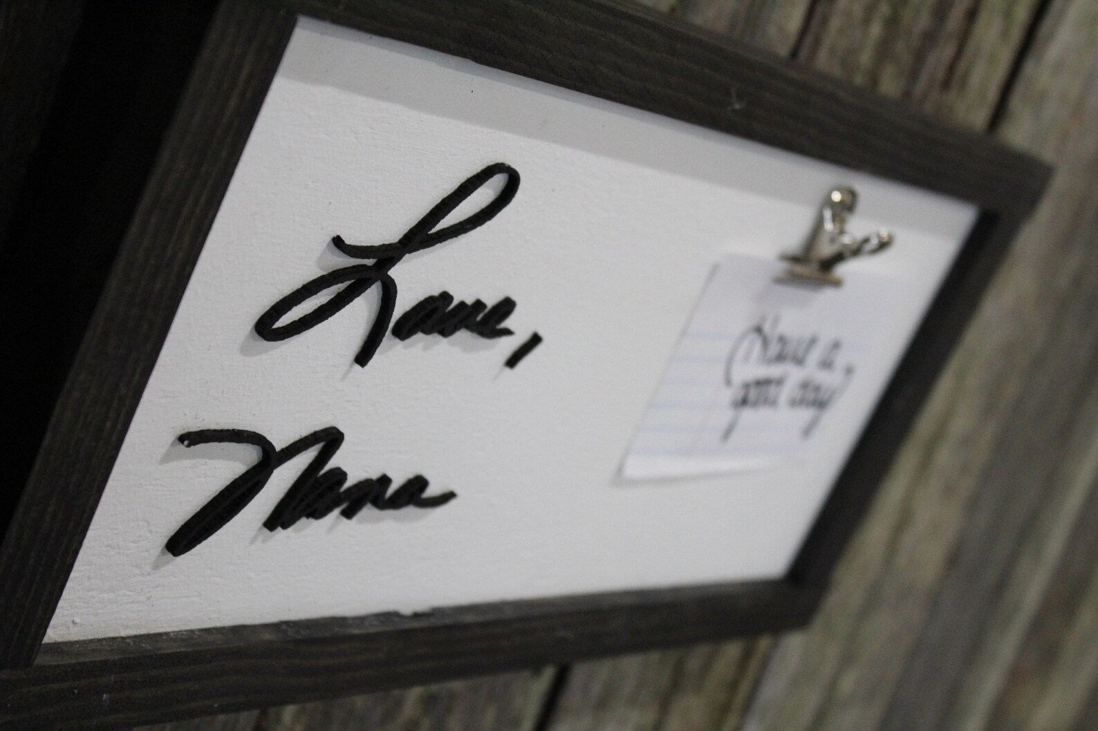Handwriting Sign Your Actual Hand Writing Raised Text 3D With - Etsy