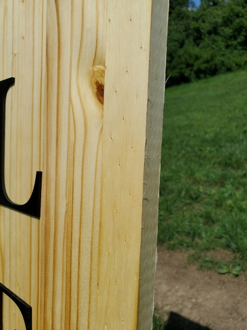 Large Custom Vertical Company Sign Over-sized Rustic Business | Etsy