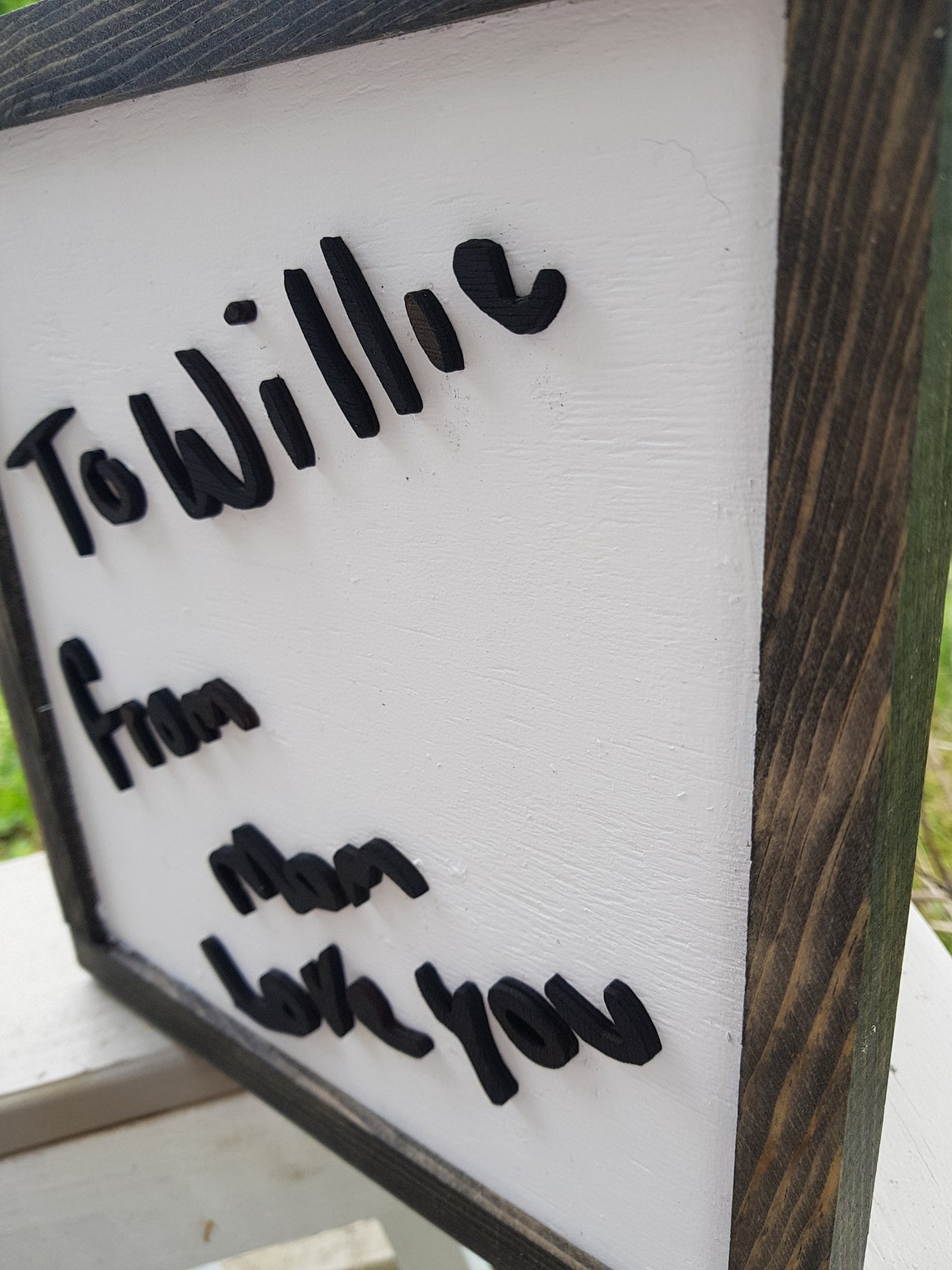 Personal Note Memorial Custom Handwriting Signature Loved | Etsy