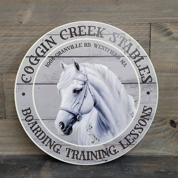 Horse Stable Sign - Etsy