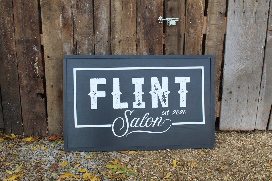 Large Custom Salon Business Sign Hair Dresser Beauty Parlor We - Etsy