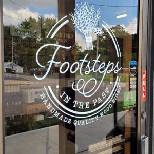 Custom Business Logo Decal: Weatherproof Window Door Sign - Etsy