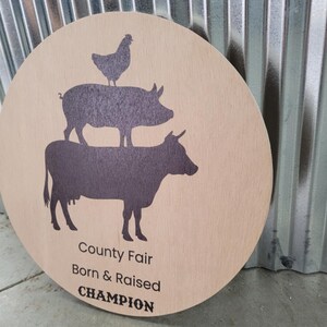 Farm Animal Company Sign County Fair Logo Personalized Customized ...