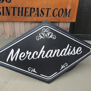 Custom Merchandise Sign Counter Direction Contoured Business Commerical ...