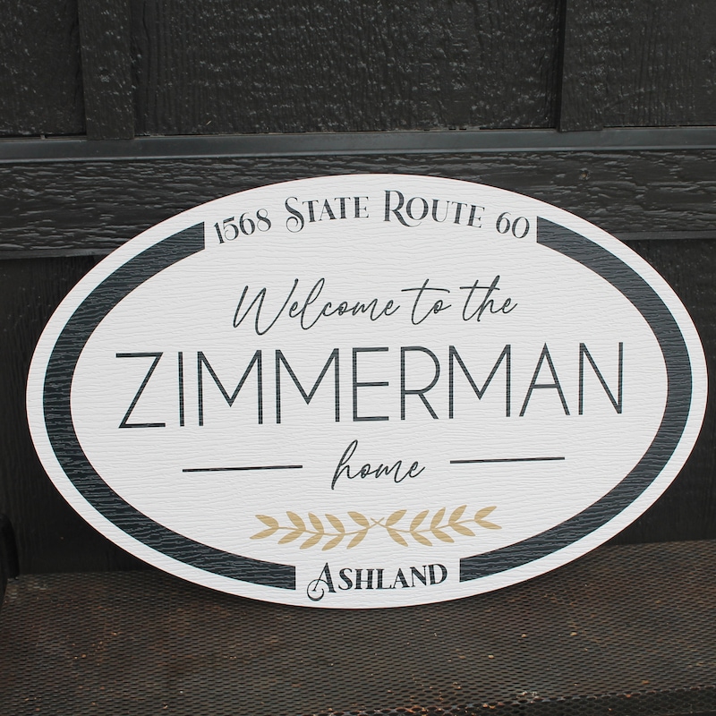 Welcome Sign Textured - Etsy