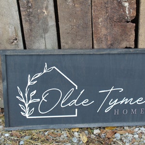 Custom Raised Text Image Business Sign Barn 3D Your Logo Rustic ...