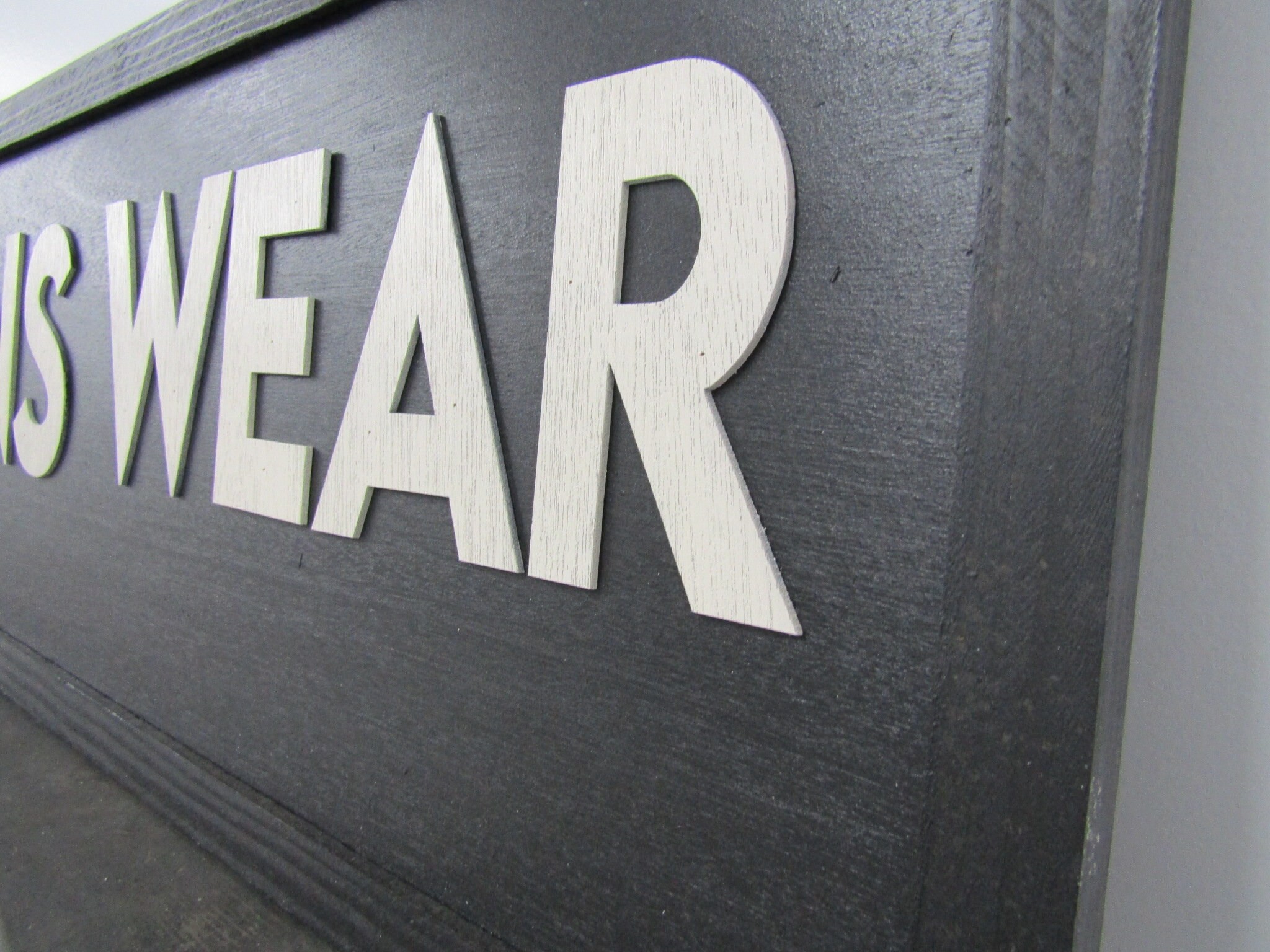 Large Custom Apparel Store Sign Over-sized Rustic Business | Etsy