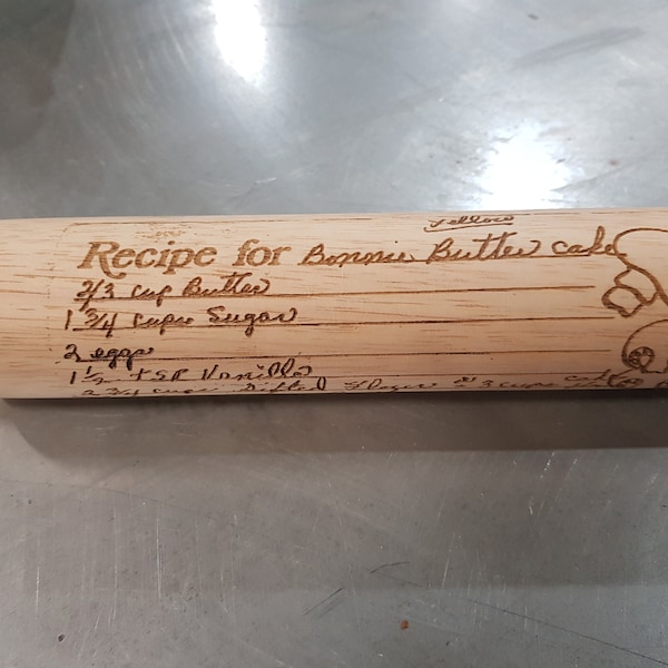 Engraved Rolling Pin - Etsy