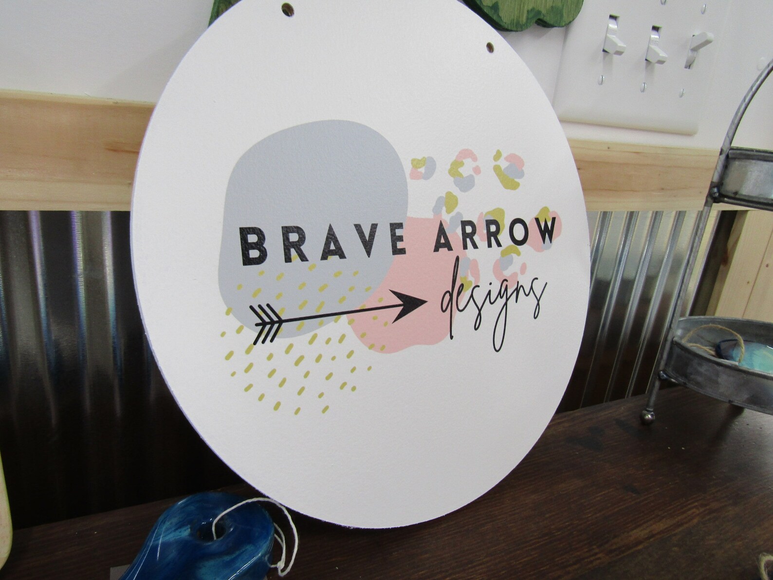 Custom Wooden Lightweight Sign Commerical Signage Pastel Your - Etsy