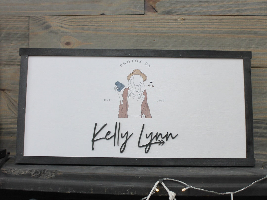 Photography Sign Studio Signage Printed and Raised Photographer ...