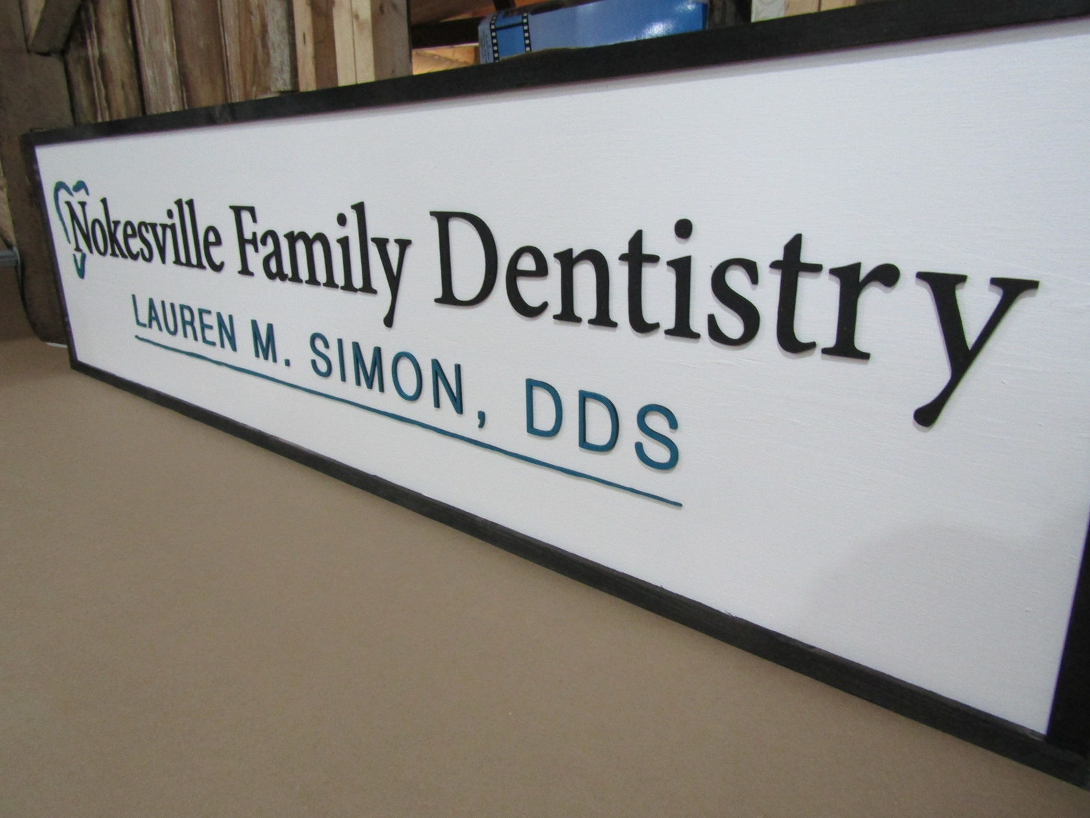 Large Custom Dentistry Sign Office Logo Emblem Family Dentist | Etsy