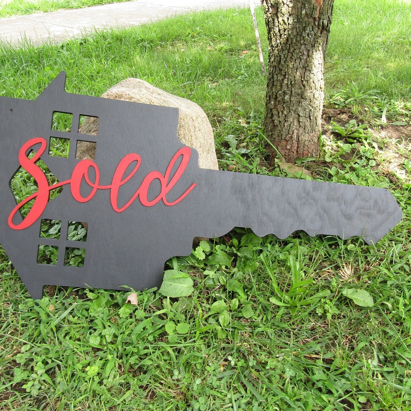 Realtor Sold Sign - Etsy