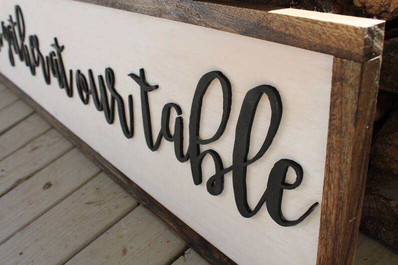 Large Farmhouse Sign Thanksgiving Sign Gather Together | Etsy