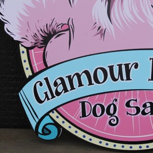 Custom Dog Salon Pet Groomer Weatherproof PVC Sign Personalized Custom ...