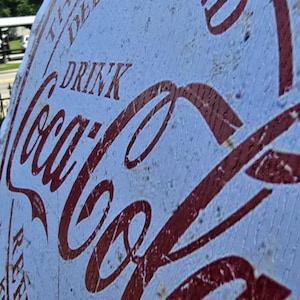Vintage Coca Cola Bottle Cap Style PVC Sign: Retro Soda Fountain Decor ...