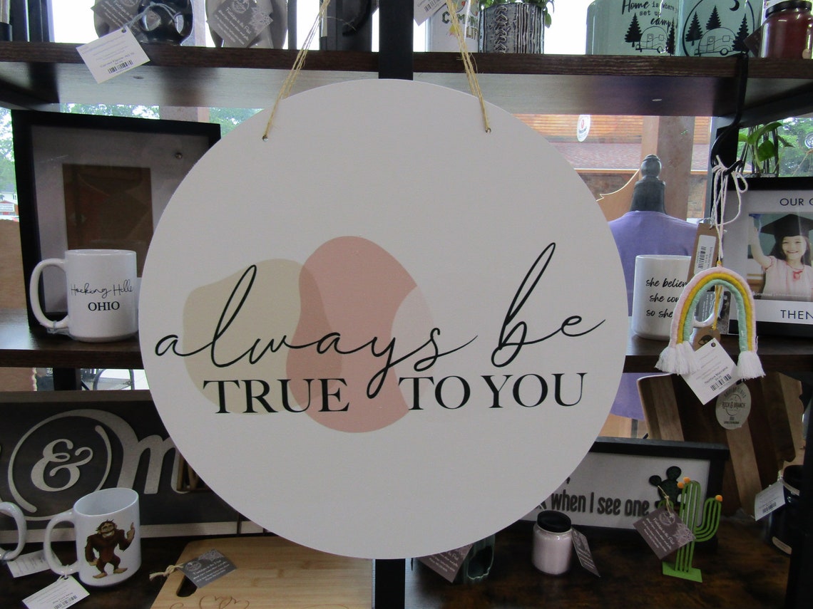 Always Be True Sign Lightweight Pastel Watercolor Your Actual - Etsy