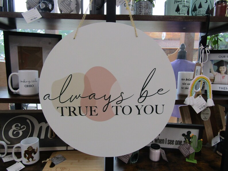 Always Be True Sign Lightweight Pastel Watercolor Your Actual - Etsy