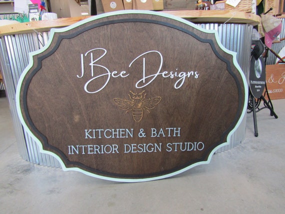 Custom Interior Design Wood Sign Commerical Signage Kitchen - Etsy