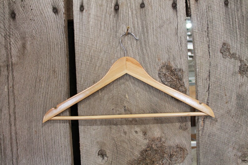 Varsity Jacket Clothes Hanger Engraved Hard Wood Sturdy Ceremony ...