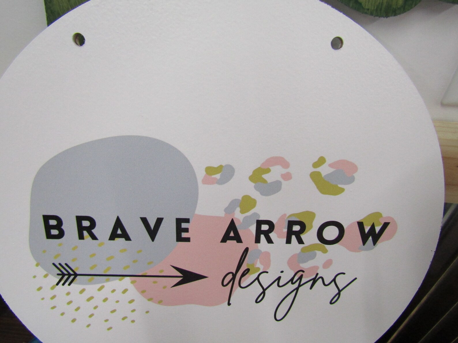 Custom Wooden Lightweight Sign Commerical Signage Pastel Your - Etsy