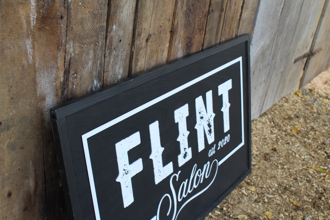 Large Custom Salon Business Sign Hair Dresser Beauty Parlor We - Etsy