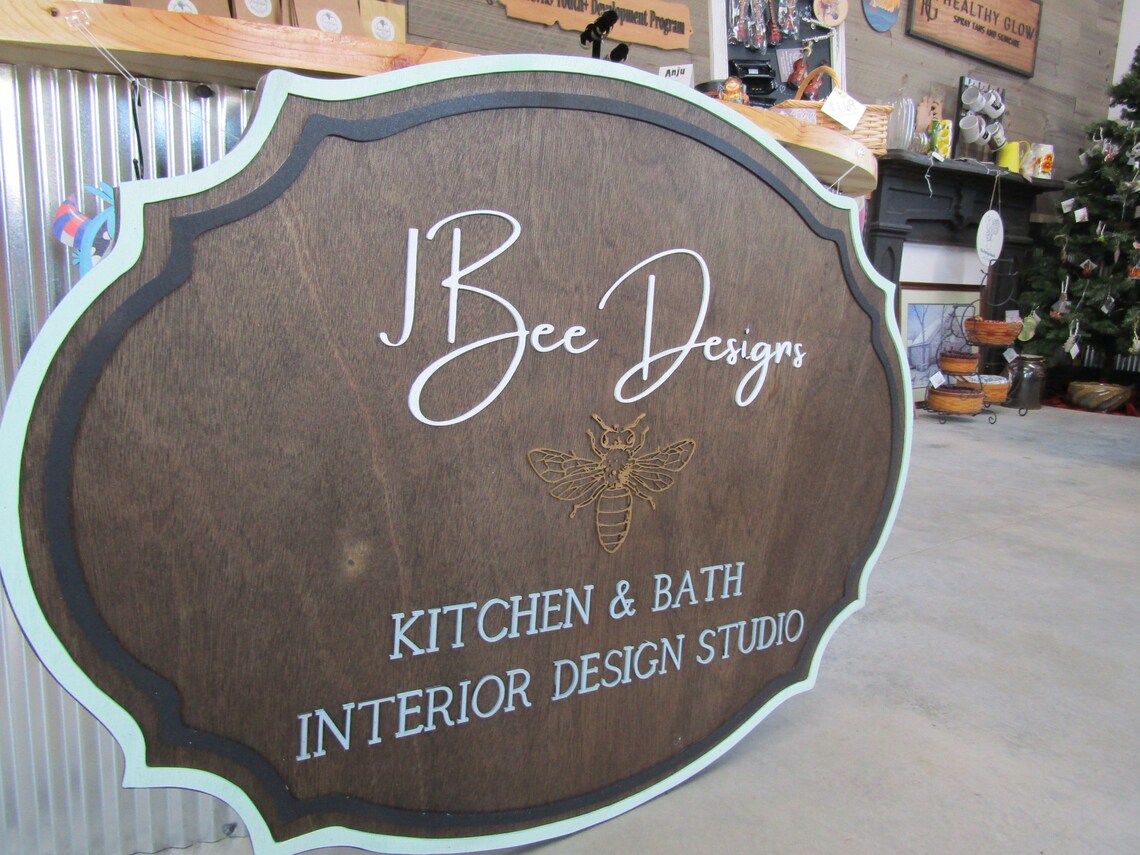 Custom Interior Design Wood Sign Commerical Signage Kitchen - Etsy
